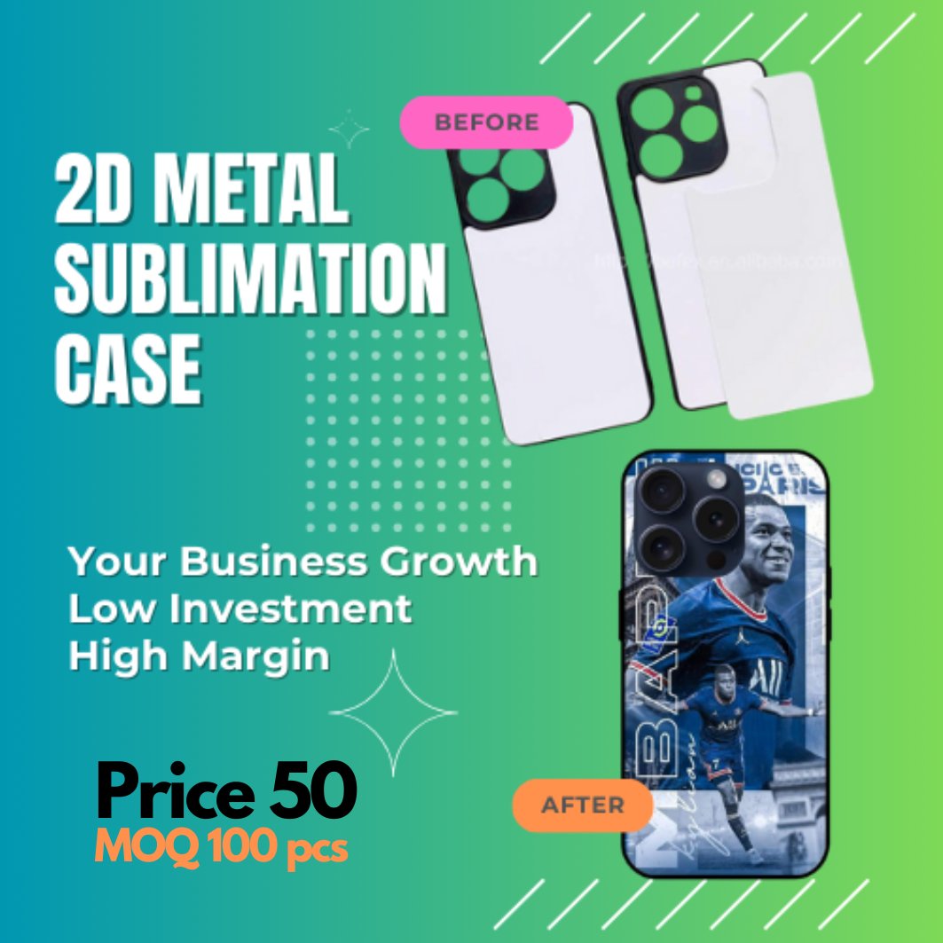 2D Metal Sublimation Mobile Case – BulkSeller.in